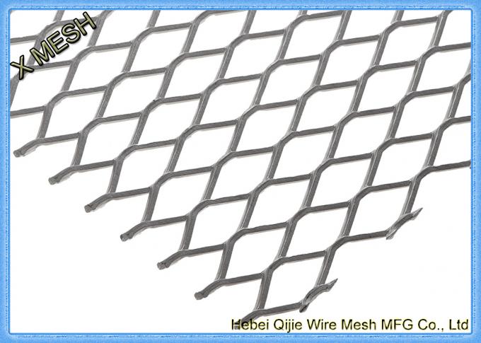 Flattened Heavy Gauge Expanded Metal Mesh Fabric Raised Surface 1.2x2.4 ...