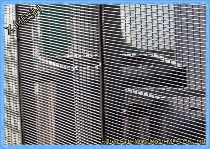 Security Wire Mesh Fence Panels , Galvanized Welded Wire Mesh Thick ...