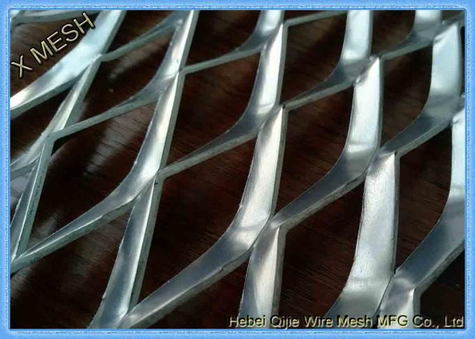 Aluminum Flat Expanded Metal Mesh / SS304 Expanded Mesh Screen For ...