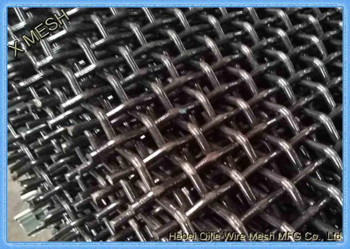Heavy Duty Crimped Vibrating Screen Wire Mesh , Sand Screen Mesh 0.8 ...