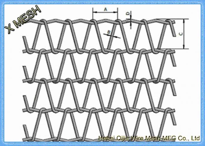 Inconel 601 Wire Mesh Conveyor Belt / Stainless Steel Conveyor Chain Belt