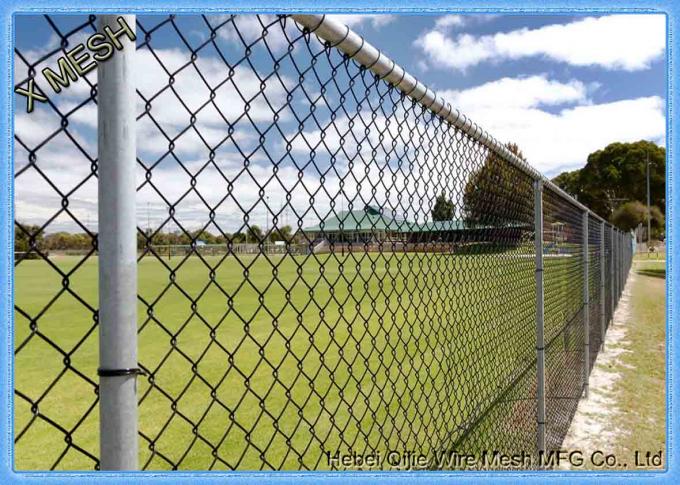 PVC Coated 9 Gauge Heavy Duty Chain Link Fencing Quick To Install