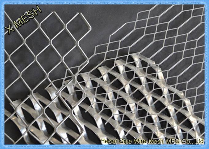 Sphc Plate Gothic Expanded Metal Wire Mesh Fencing / Expanded Mesh Screen
