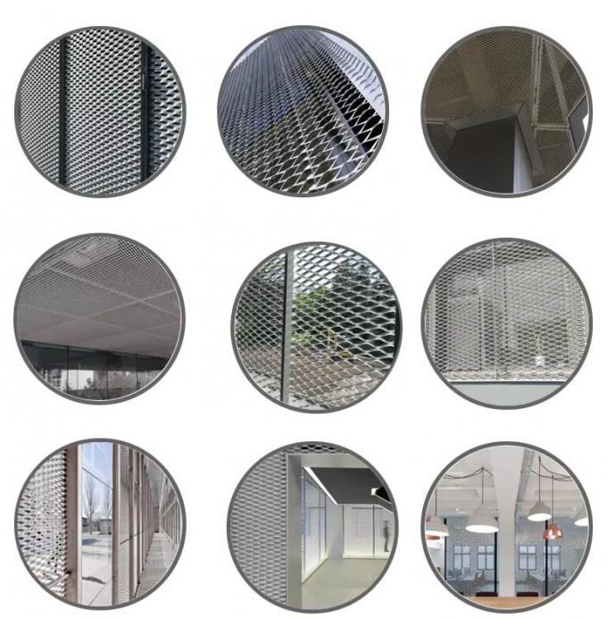 Diamond Micro Expanded Metal Mesh Aluminium Netting With Small Size Hole