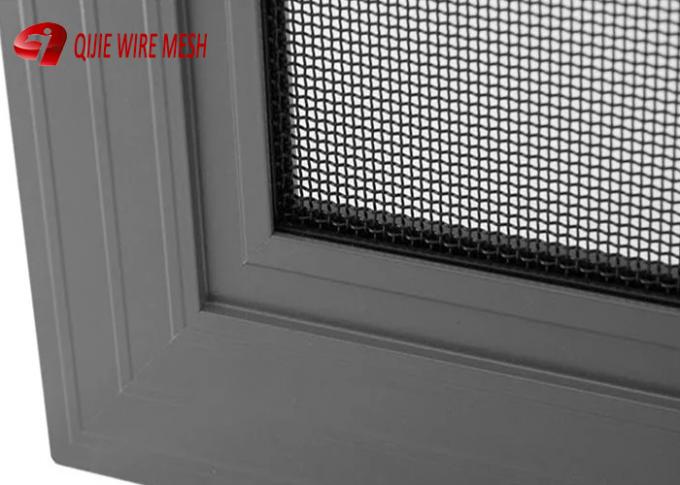 Black Powder Coated Safety Window Screen 304 316 Stainless Steel SGS ...