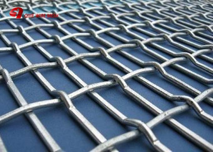 Aluminum Wire Lock Crimped Woven Wire Mesh For Balcony Railings And ...