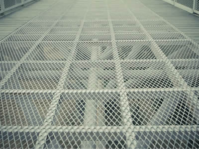 Heavy Duty Expanded Metal Grating Durable Ramps/Platforms Aluminum Flat ...