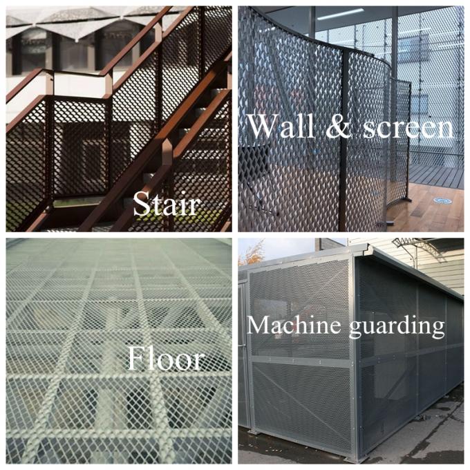 Expanded Wire Mesh 24in X 24in Pattern Anodized Industrial Stretching ...