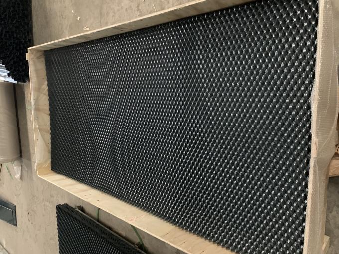 1.8m Width Diamond Black Expanded Metal Mesh Powder Coated Aluminum