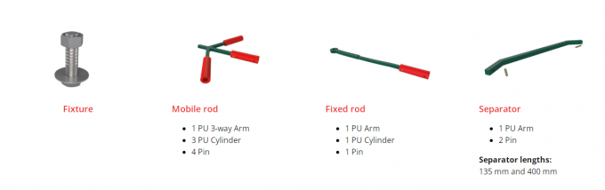 Polyurethane Declogging Rods Anti Clogging Corrosion Resistant