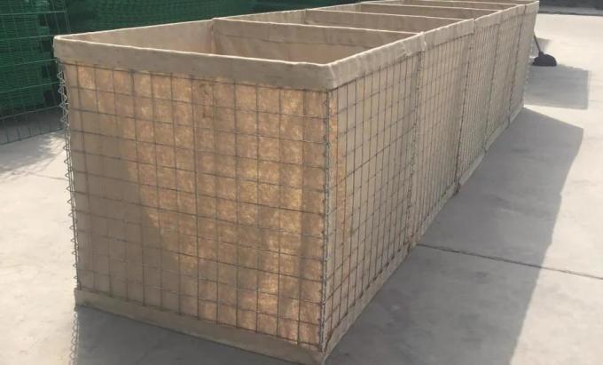 Galvanized Wire Welded Hesco Bastion Wall For Defence Wall Flood