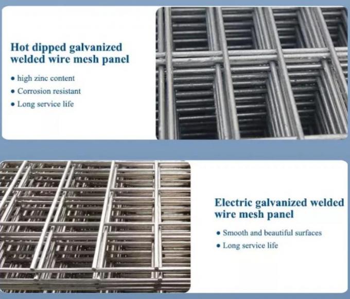Steel Ribbed Bar Galvanised Reinforcing Mesh Welded In Concrete Slabs