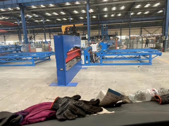 3m Width Wire Mesh Bending Machine For Curved Mesh Fence Panels