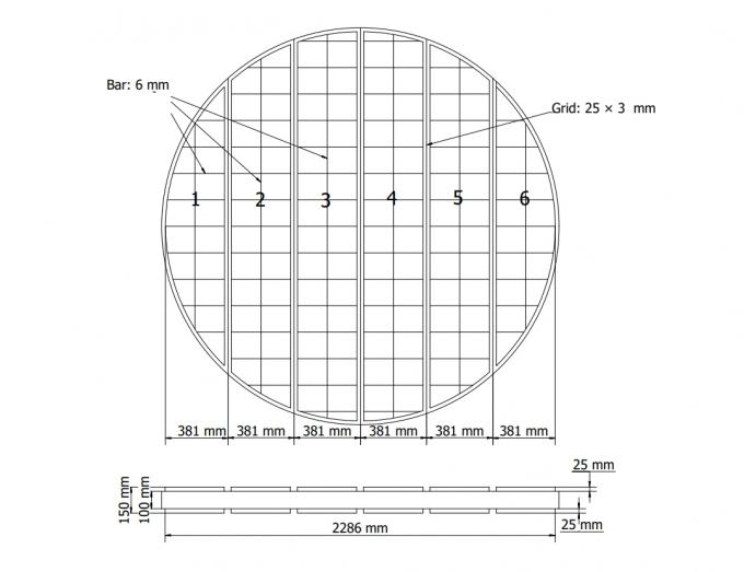 York 431 421 709 Mesh Demister Pad For Distillation Column , Drying Tower
