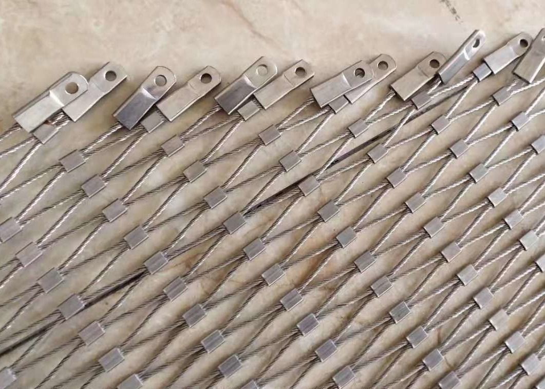 Balustrade Anti Corrosion Stainless Steel 316 Wire Rope Mesh For ...