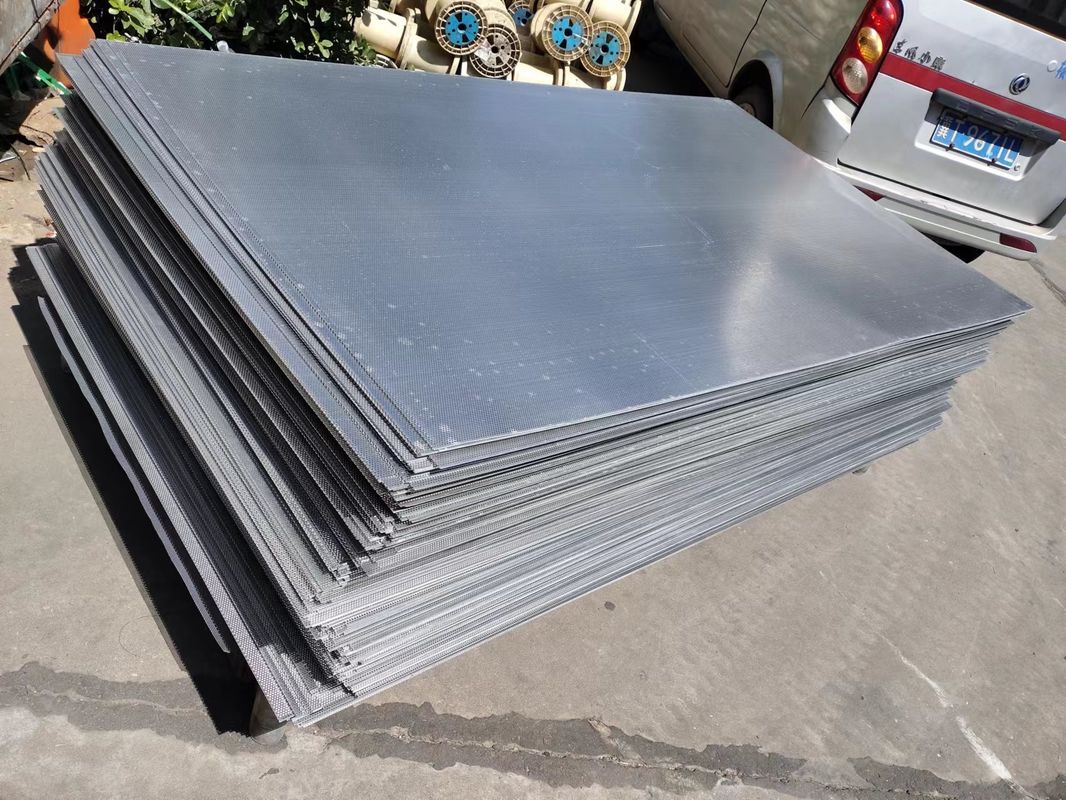 Round Hole Decorative Aluminum Perforated Metal Mesh For Cladding Of ...