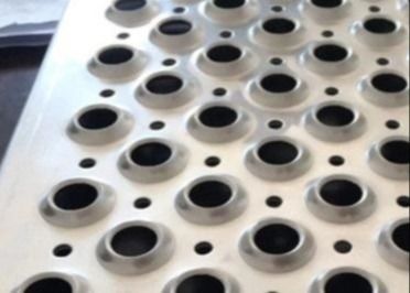 Safety 96" Length Aluminum Chequered Plates Anti Skid Perforated ...