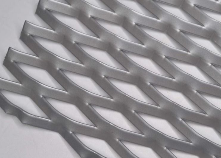 L Shaped Frame Hot Dipped Galvanized Aluminum Expanded Mesh Sheet For ...