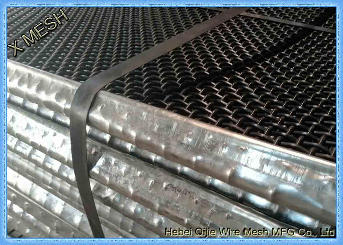 Heavy Duty Crimped Vibrating Screen Wire Mesh , Sand Screen Mesh 0.8 ...