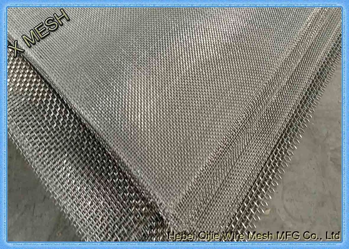 Crimped SS304 316 Stainless Steel Metal Woven Screen Filter Wire Mesh ...