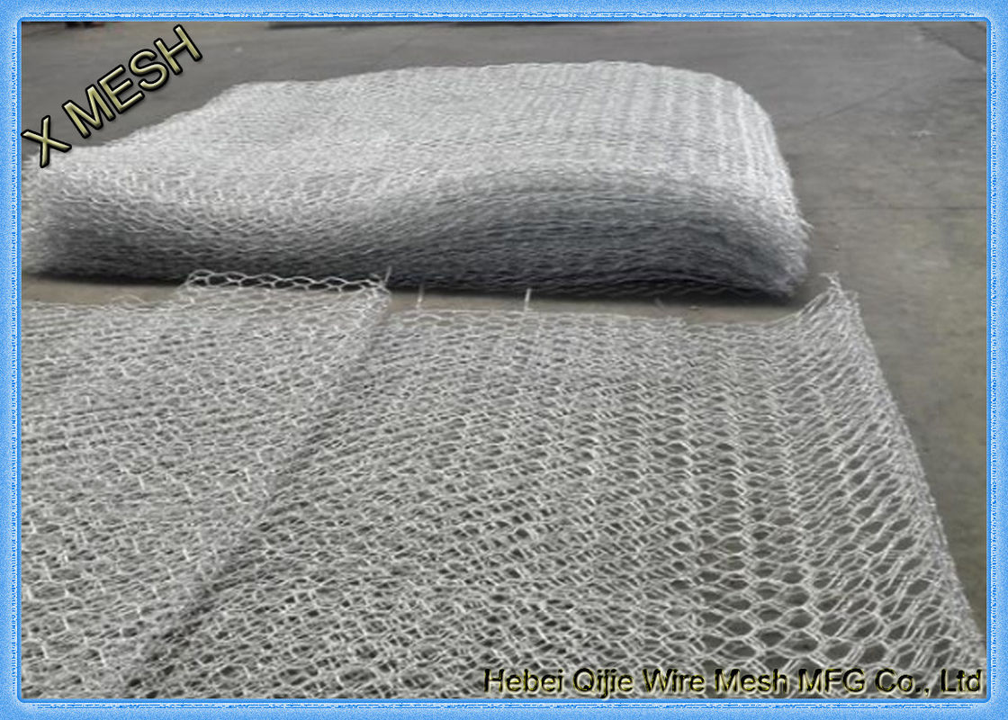 ASTM A 975 Wire Mesh Wall Basket , Gabion Baskets Sizes 2m X 1m X 1m ...