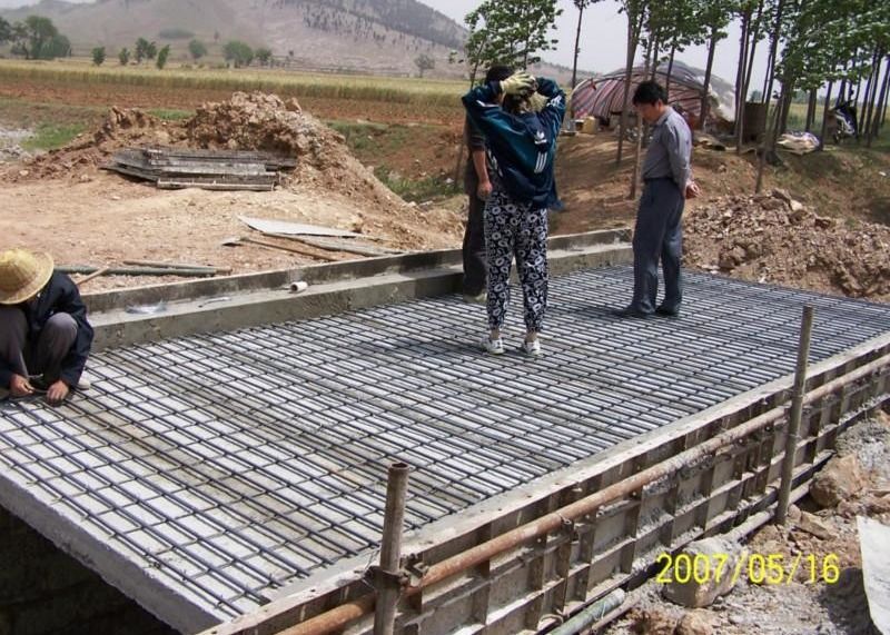 4.8m X 2.4m Welded Wire Mesh Galvanized Steel Bar Panels For Concrete ...