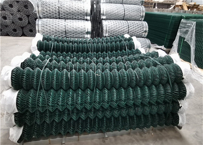 11.9 Gauge 2" Opening Chain Link Fence Cover Fabric 3 Foot With Heavy ...
