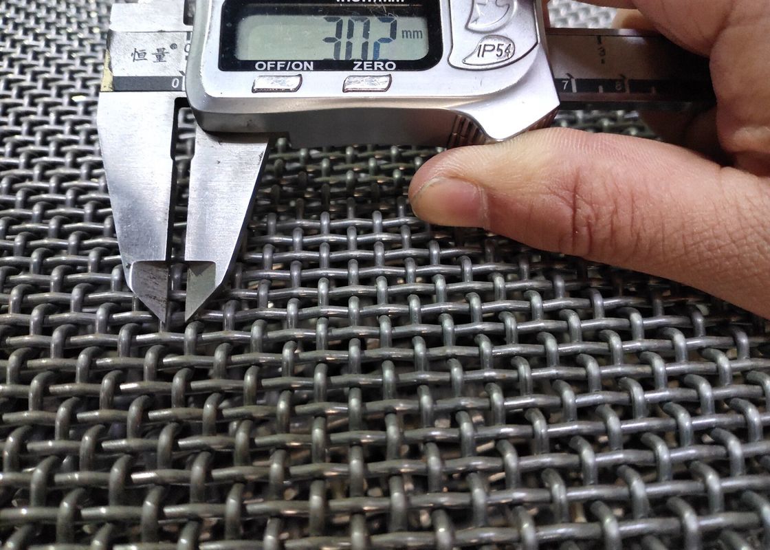 Galvanized / Painted Vibrating Screen Mesh , Heavy Duty Wire Mesh ...