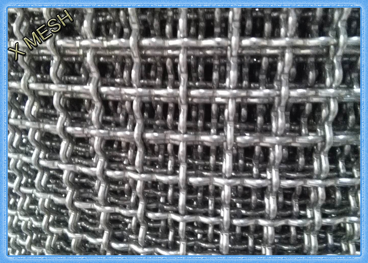 1/2" X 1/2" Aluminum Mining Screen Mesh , Crimped Wire Mesh For ...