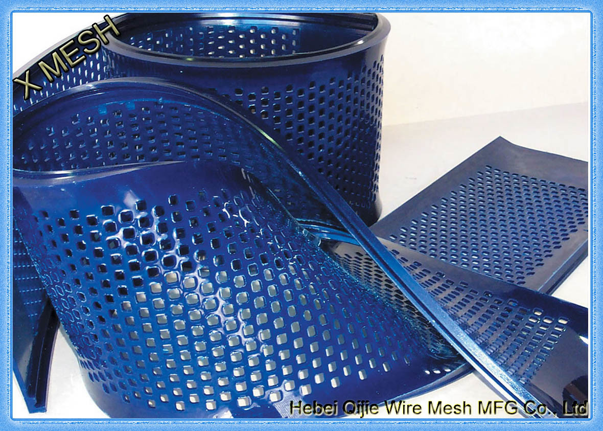 Smelting Industries Mining Screen Mesh , PU Mining Sieves Long Service Life