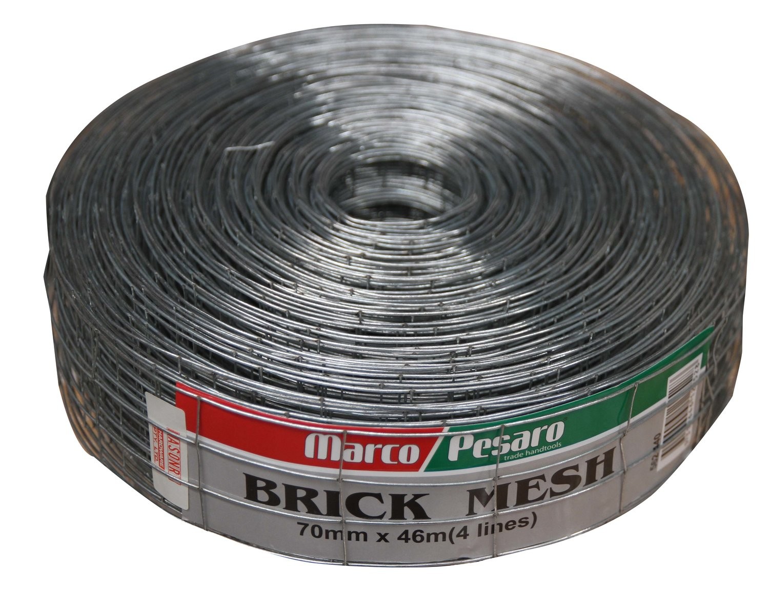 Carbon Steel Black Brick Wall Wire Mesh 2.5" X 60FT