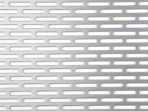 Galvanized Steel Slot Hole Perforated Metal With 1.2 X 2.4 M Dimensions