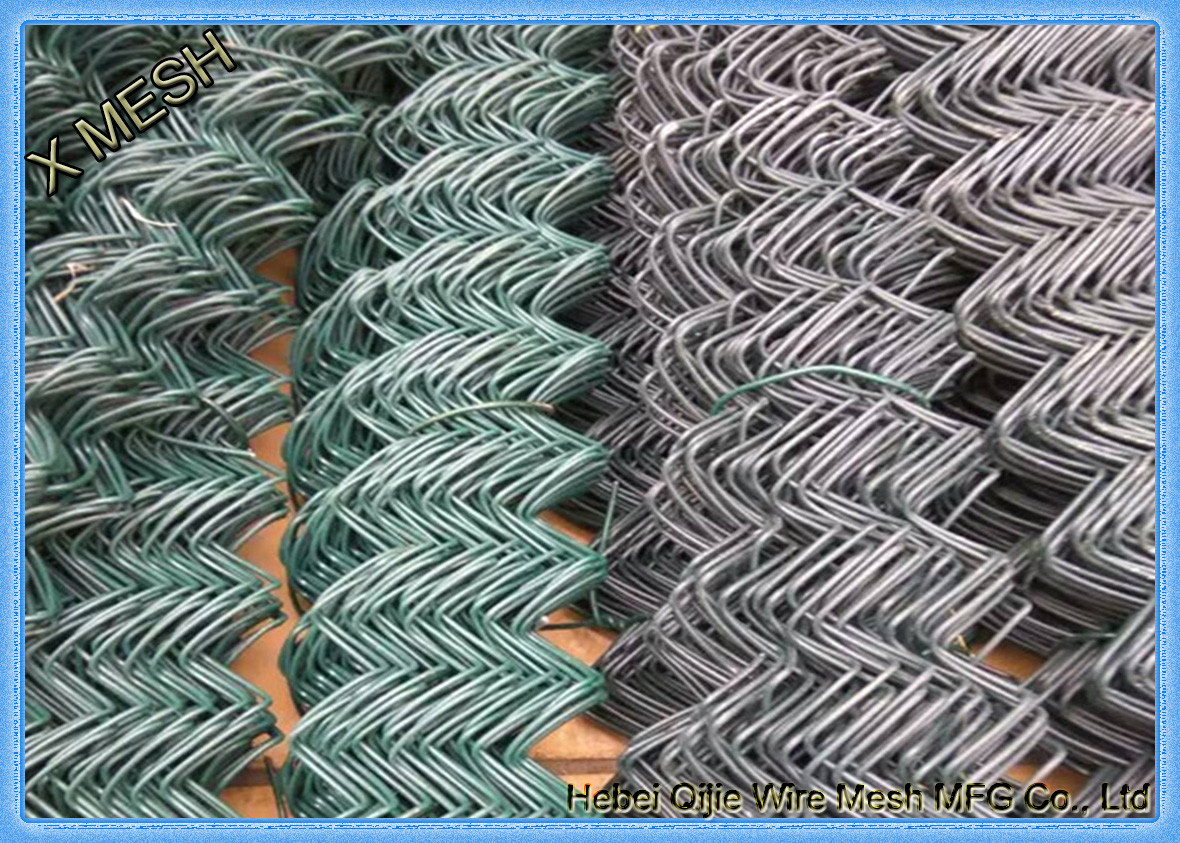 5 Feet Galfan Coated Steel Chain Link Fence Panels , Chain Wire Fencing