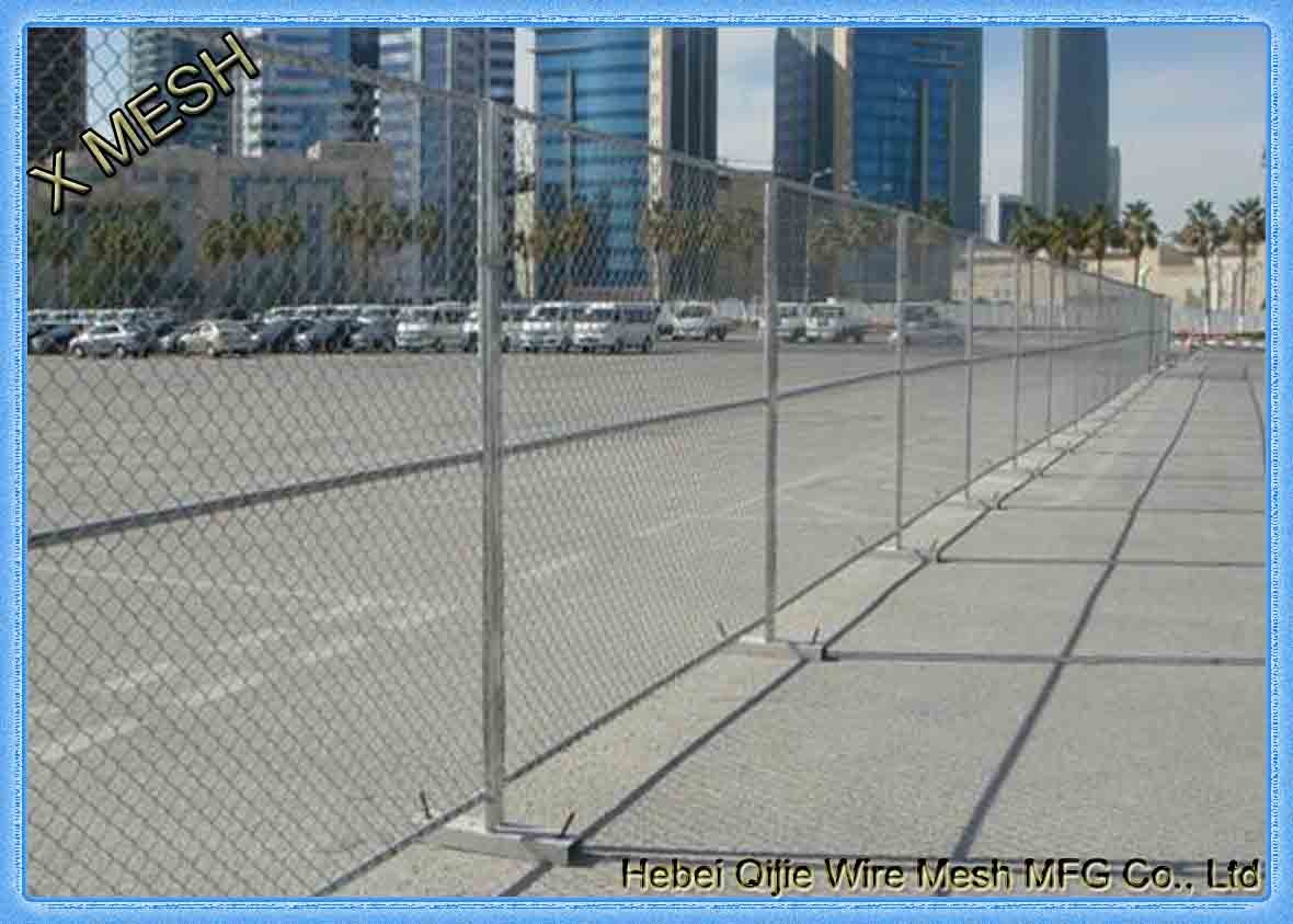 Movable PVC Coated 6ftx10FT Temporary Fencing For Construction Site