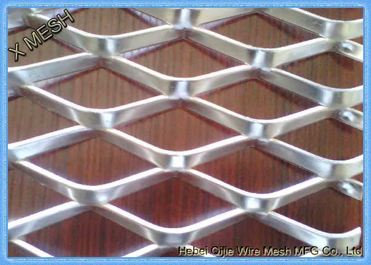Decorative Expanded Metal Wire Mesh Panel / Metal Mesh Fencing 48" X 96 ...