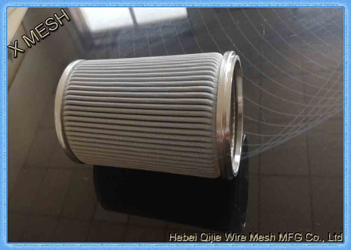 Stainless Steel Woven Mesh Filter Media Corrosive Liquids Filter Cartridge