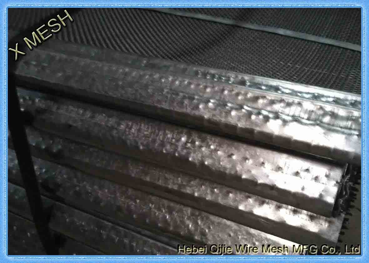 65mn Steel Mining Screen Mesh , Hooked Vibrating Rock Screen Galvanized ...