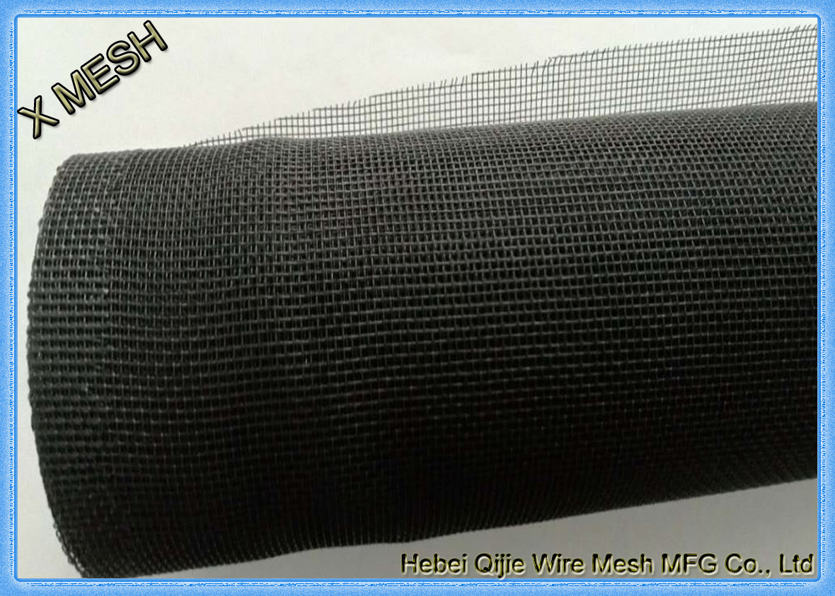 20mesh X 0.18mm Soft Black Stainless Steel Insect Screen / Fly Screen ...