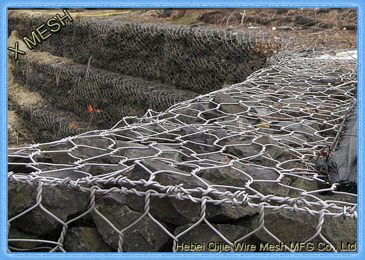 ASTM A975 Standard Hot Dipped Galvanized Gabion Baskets For Erosion ...