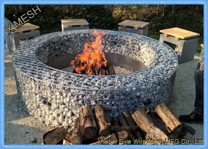 Heavy Galvanized Welded Gabion Baskets , Garden Rock Gabion Baskets ...