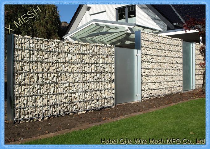 Heavy Galvanized Welded Gabion Baskets , Garden Rock Gabion Baskets ...