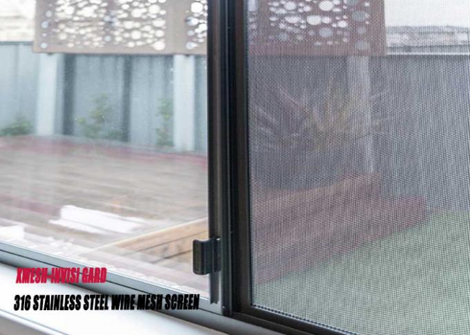 Insect Proof Fly Screen Mesh For Windows / Stainless Steel Insect ...